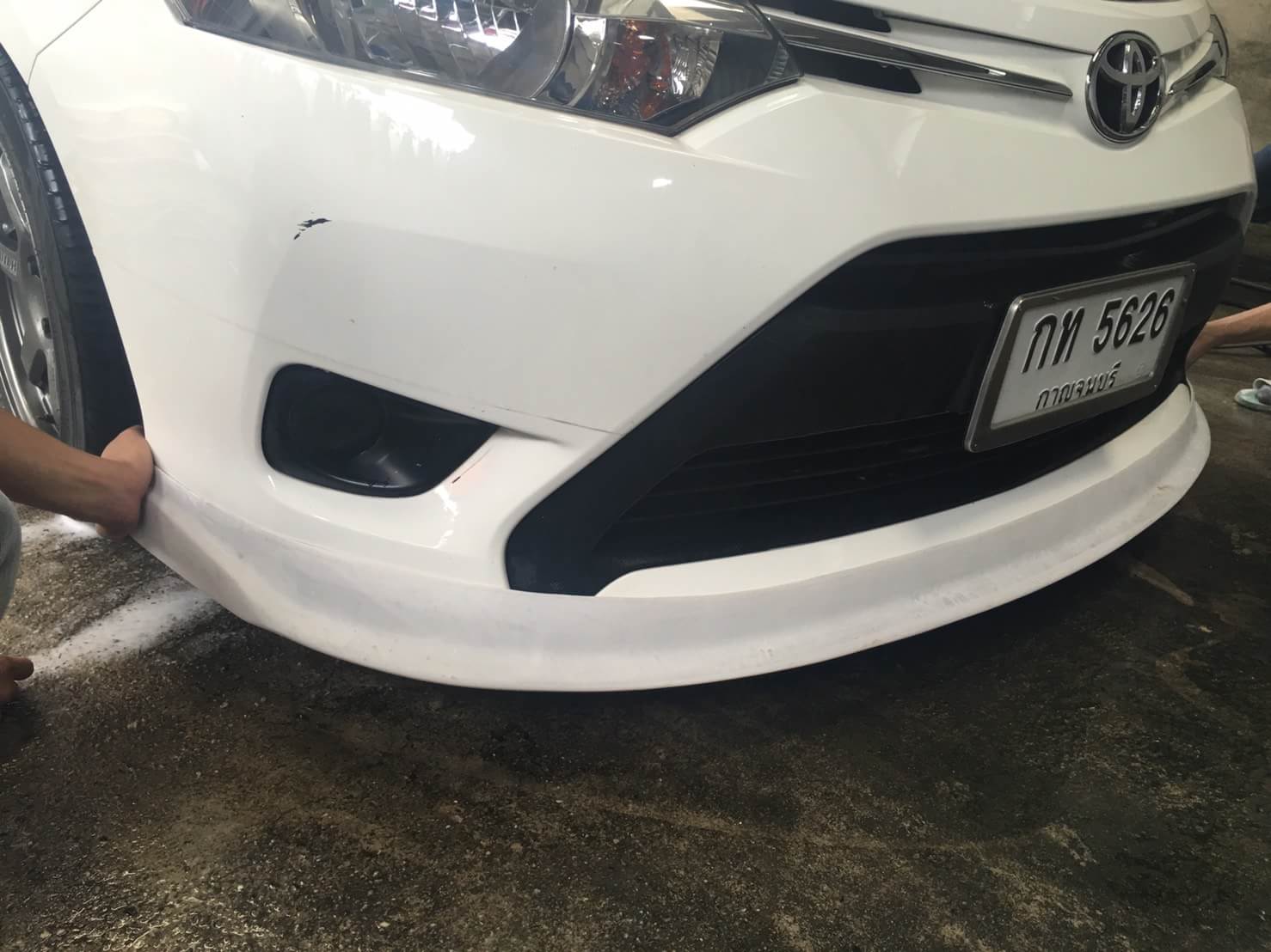 ลิ้นหน้า Toyota New Vios 2013 ทรง MINI VIP - ชุดแต่งรถ, ชุดแต่งรอบคัน ...